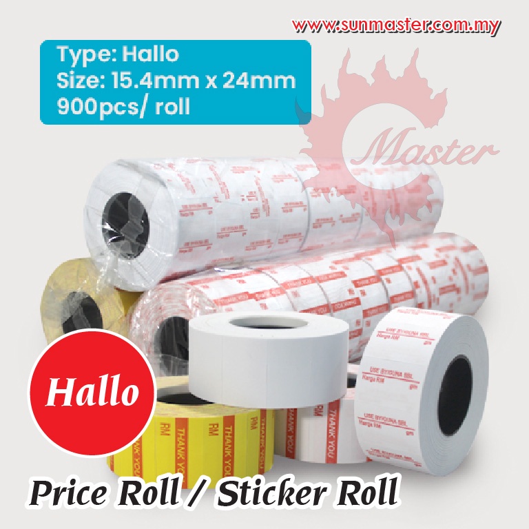 Hallo Price Roll / Price Tag (1r) | Shopee Malaysia