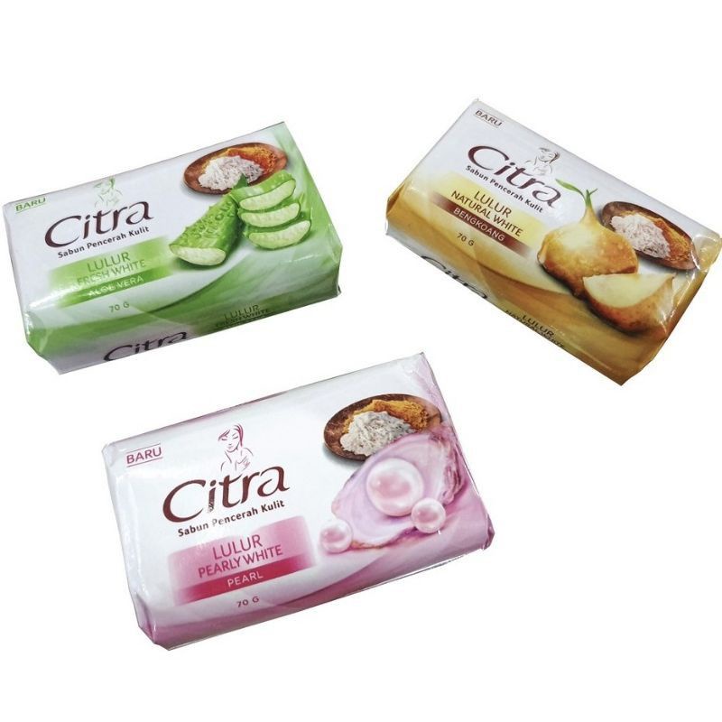 Citra Soap 70G (Bengkoang/Aloe Vera/Pearl) Original from indonesia ...