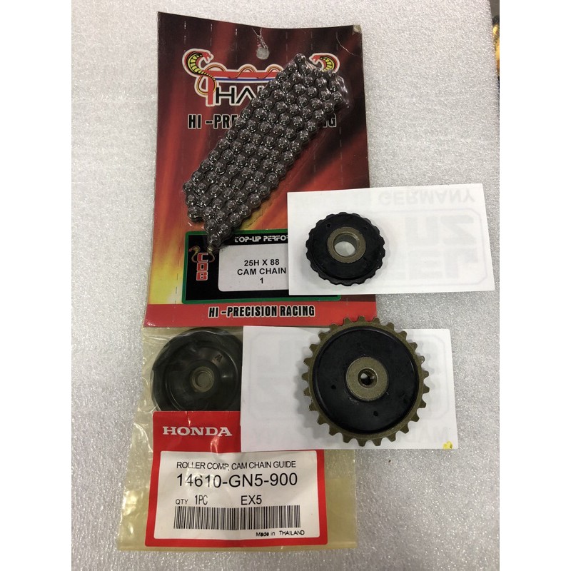Honda Ex5 dream/wave100/kriss100 timing chain roller set 88L hi ...