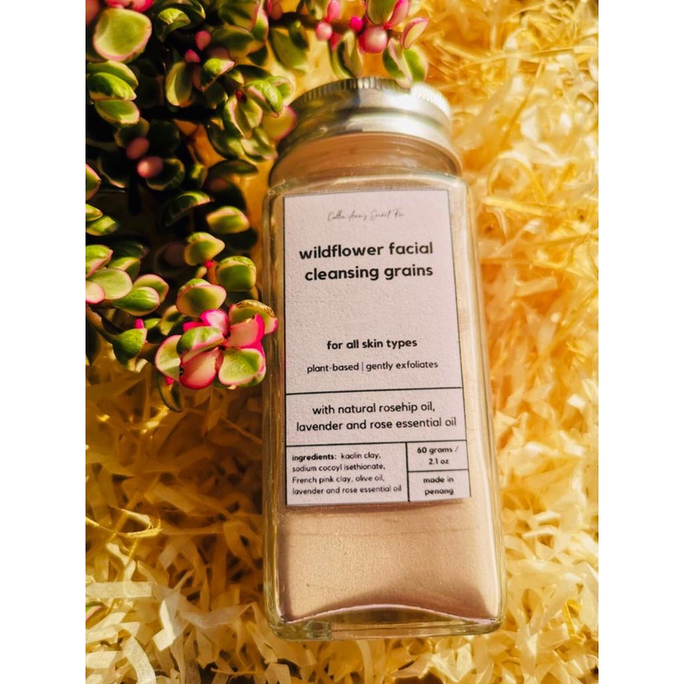 Facial Cleanser Powder | 60g | Cleansing Grains | Brightening and ...
