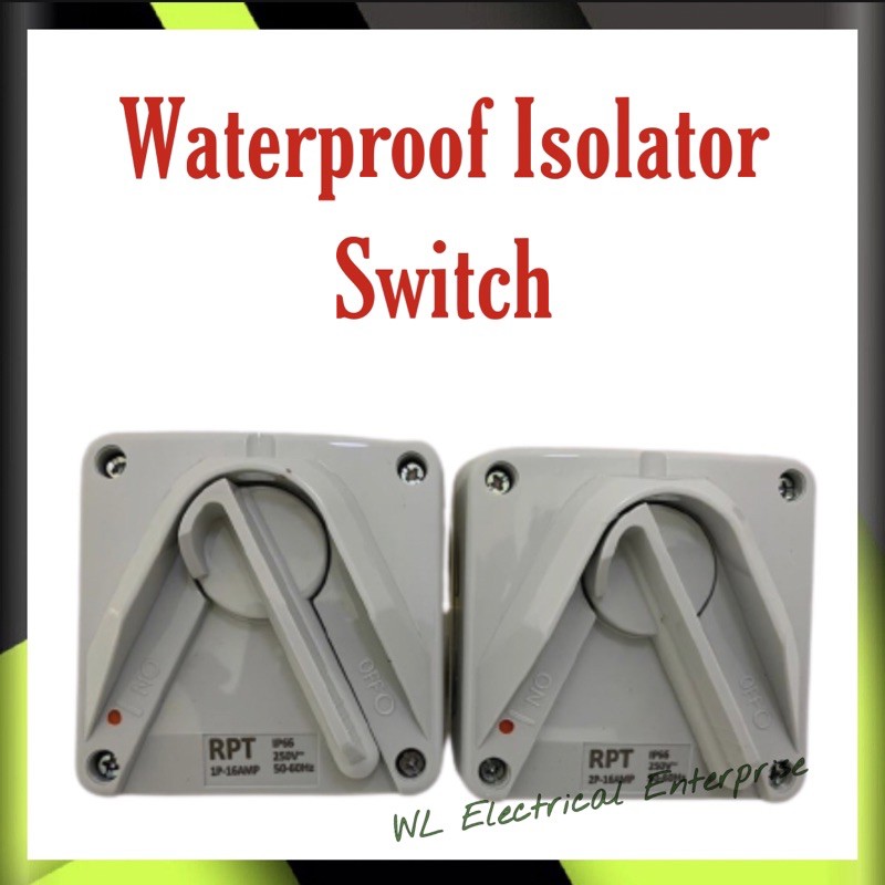 #Weatherproof Isolator Switch Isolator On/Off Switch Mini Type 16A ...