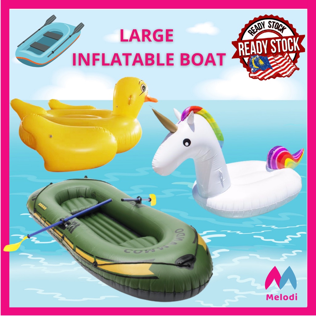 200CM Giant Unicorn/Duck Floating Pool Swimming Ring / 2-3 Person ...