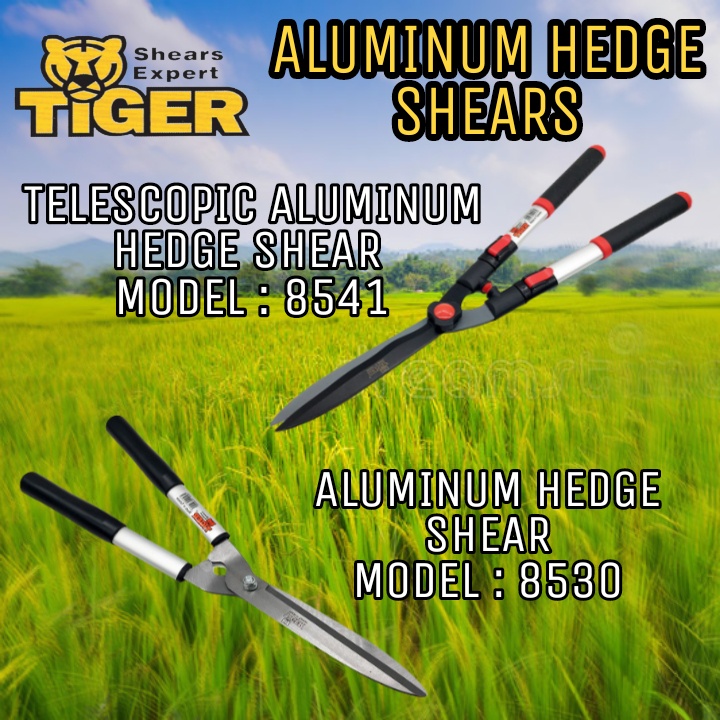 TIGER Aluminium Hedge Shear 8541/ 8530/ 8506 Taiwan 360 Degree Rotary ...