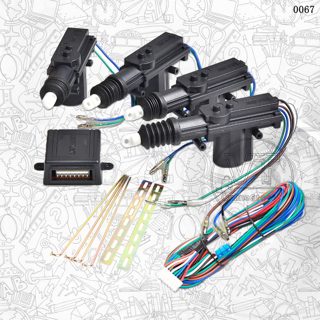 Car Central Locking System Full Set Wire Automatic Power Doouhjur Lock ...