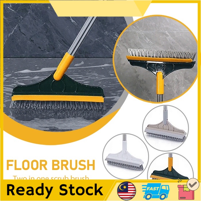 READY STOCK - Berus Lantai / Floor Scrub Brush 2 In 1 Long Handle ...