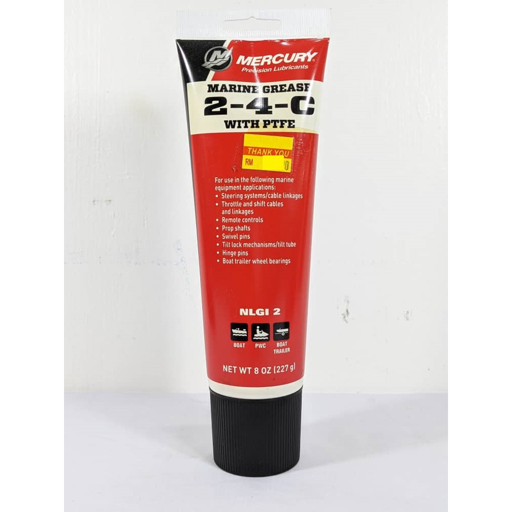 QUICKSILVER / MERCURY Marine Grease 2-4-C with PTFE NLGI 2 for Outboard ...