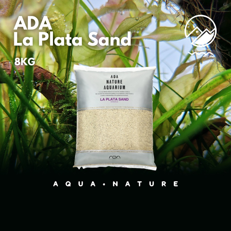 ADA La Plata Natural Sand 8kg (Whitish Colour) (Aquarium/Aquascape ...