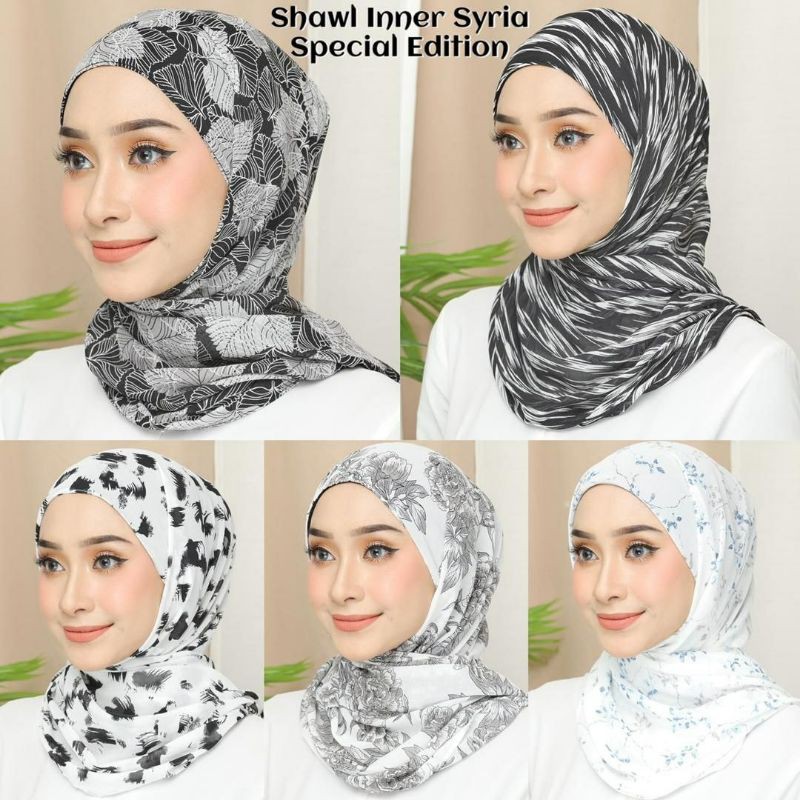🔥New🔥Shawl inner corak/shawl malas/shawl instant viral | Shopee Malaysia