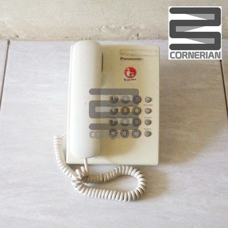 [ Cornerian ] Panasonic Wire Cable Telephone KX-TS505MXW Original ...