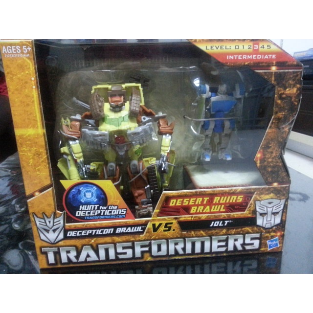 TRASFORMERS HASBRO MOVIE HFTD Decepticon DESERT RUINS BRAWL & Chevy ...