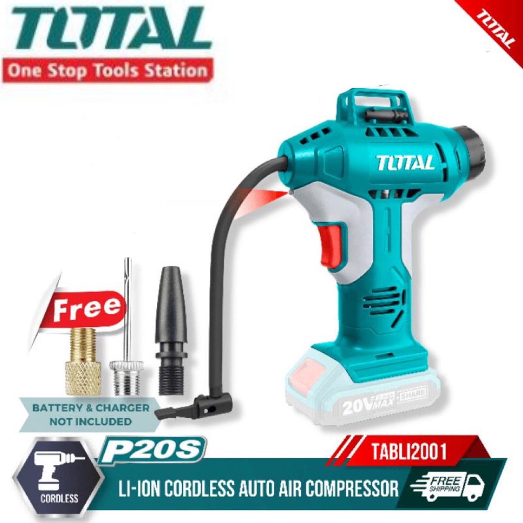 Total Li-ion Cordless Auto Air Compressor TACLI2001 | Shopee Malaysia