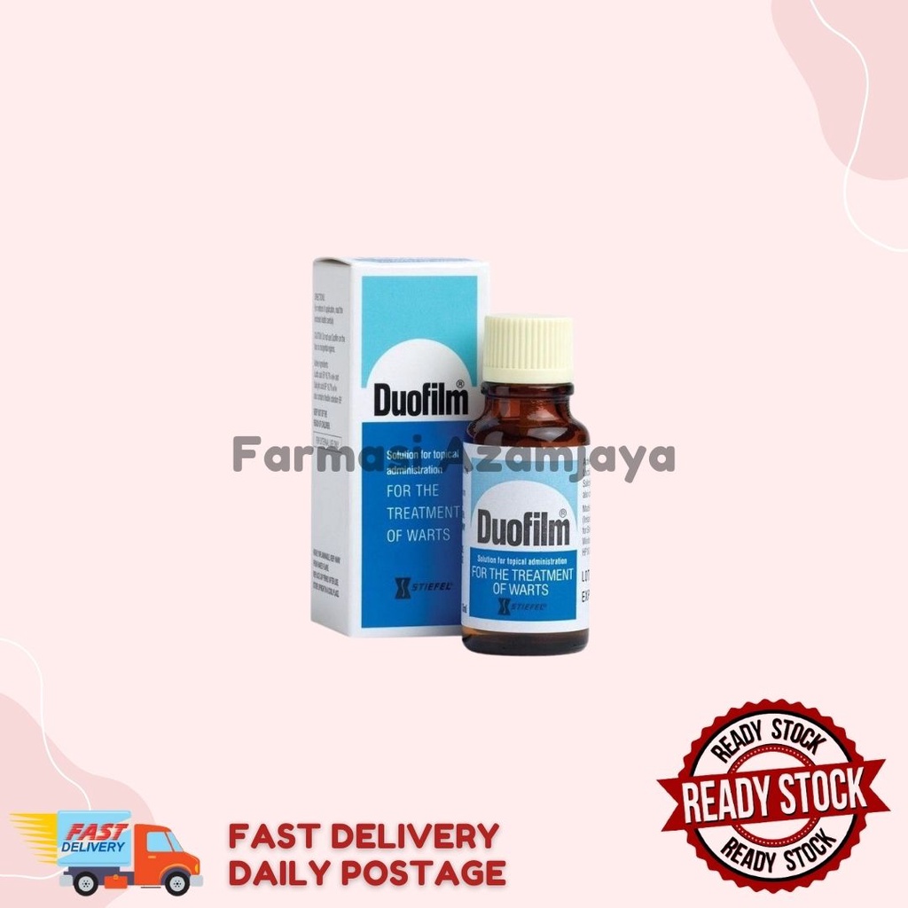 DUOFILM SOLUTION FOR TREATMENT OF WARTS, CORNS & CALLUSES 15ML (EXP: 01 ...