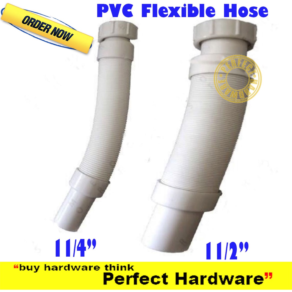 PVC Flexible Bottle Trap for Bathroom Basin (1 1/4") or Kitchen Sink (1 ...