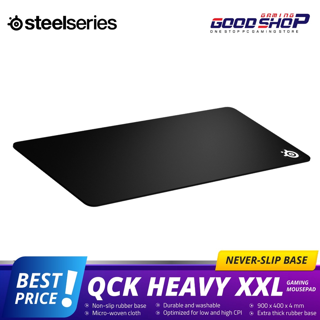 SteelSeries QcK Heavy - Gaming Mousepad | Shopee Malaysia