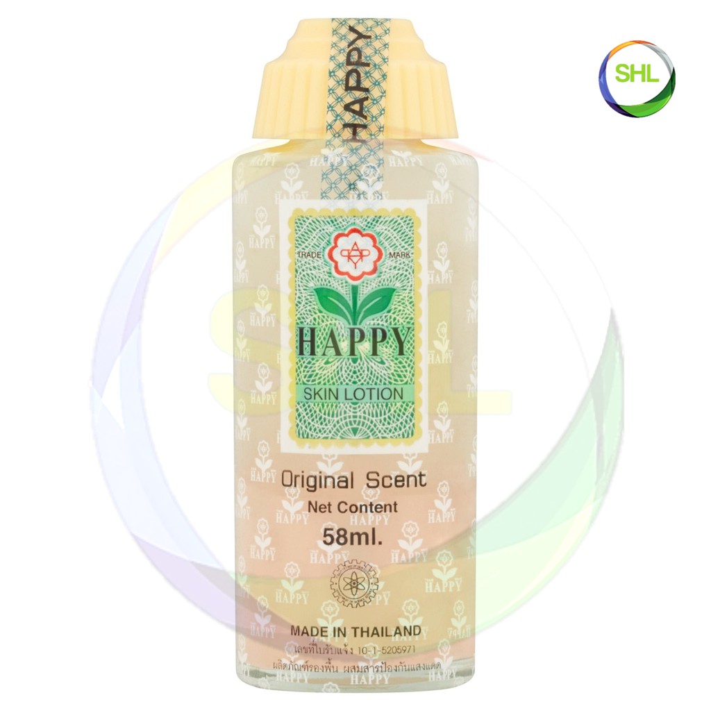 Bedak Sejuk Happy 58ml Air Losyen Kulit Happy Skin Lotion Original ...