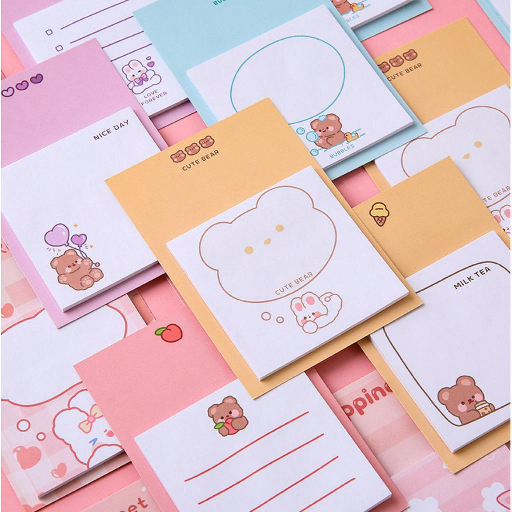 Sticky notes cute bear | Shopee Malaysia