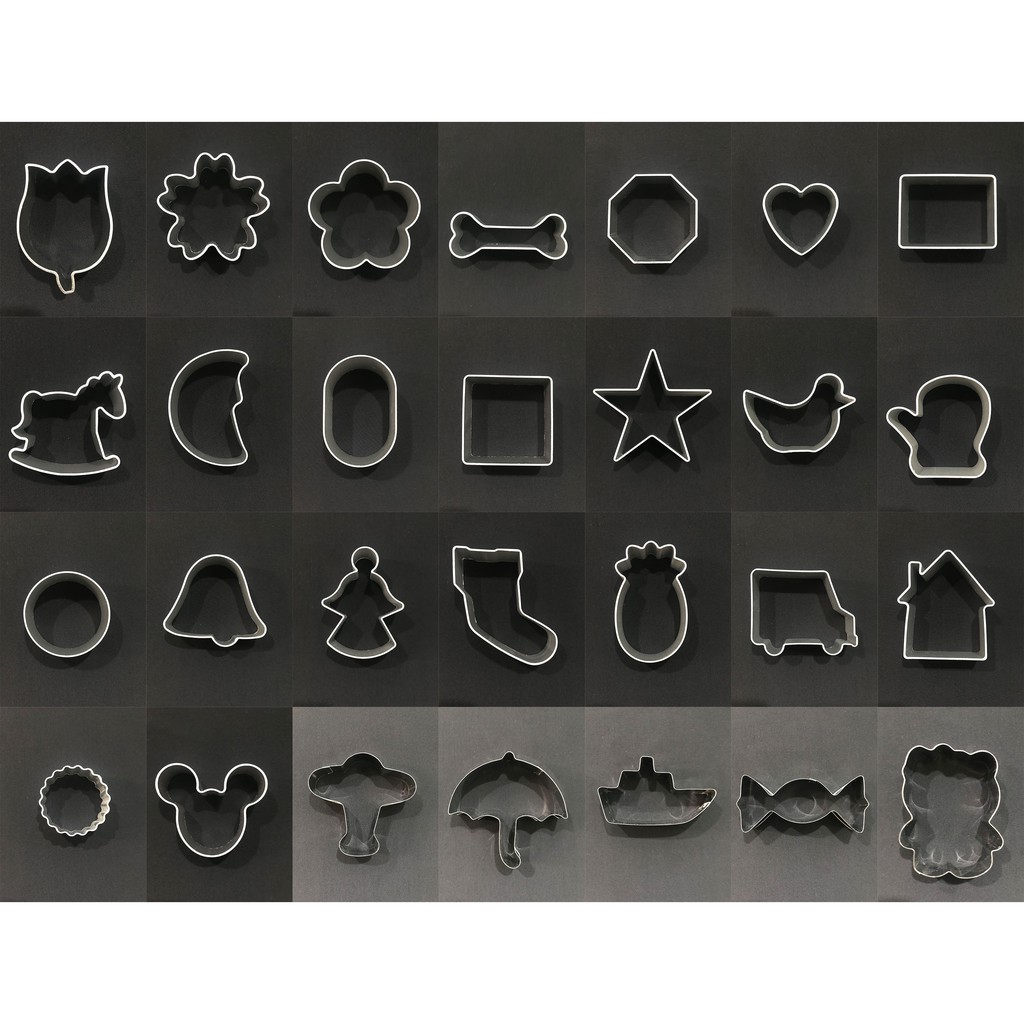Aluminum Alloy Cookie Cutter Mold Mousse Fondant Bakery Accessories ...