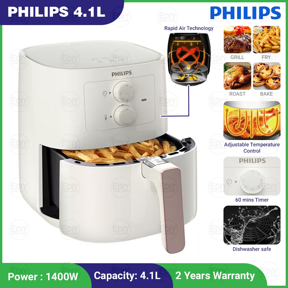 PHILIPS HD9200 HD9100 Airfryer Air fryer PENGGORENG TANPA MINYAK HD9270 ...