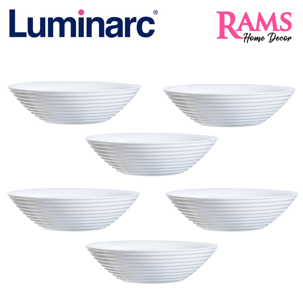 Luminarc 4 Pcs Tempered Glass Multipurpose Bowl - Harena / Everyday | Shopee Malaysia