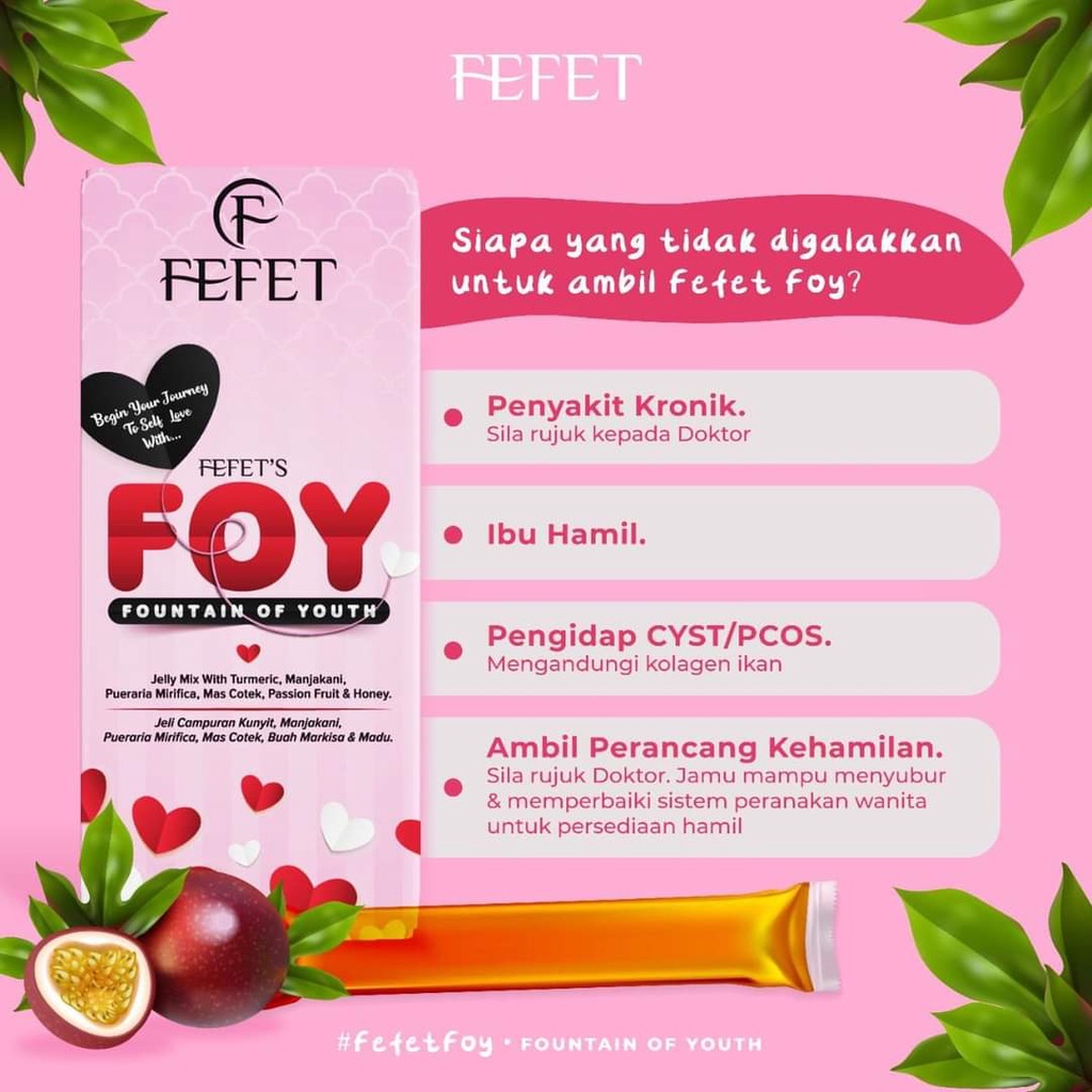 FEFET FOY🔥HOT SELLING🔥 💯 ORIGINAL HQ ( READY STOCK ) + POSTAGE IN ...
