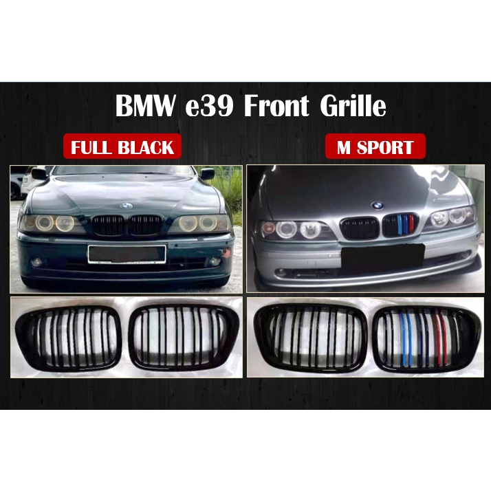 [READY STOCK] BMW e39 front grille full black/M-sport | Shopee Malaysia