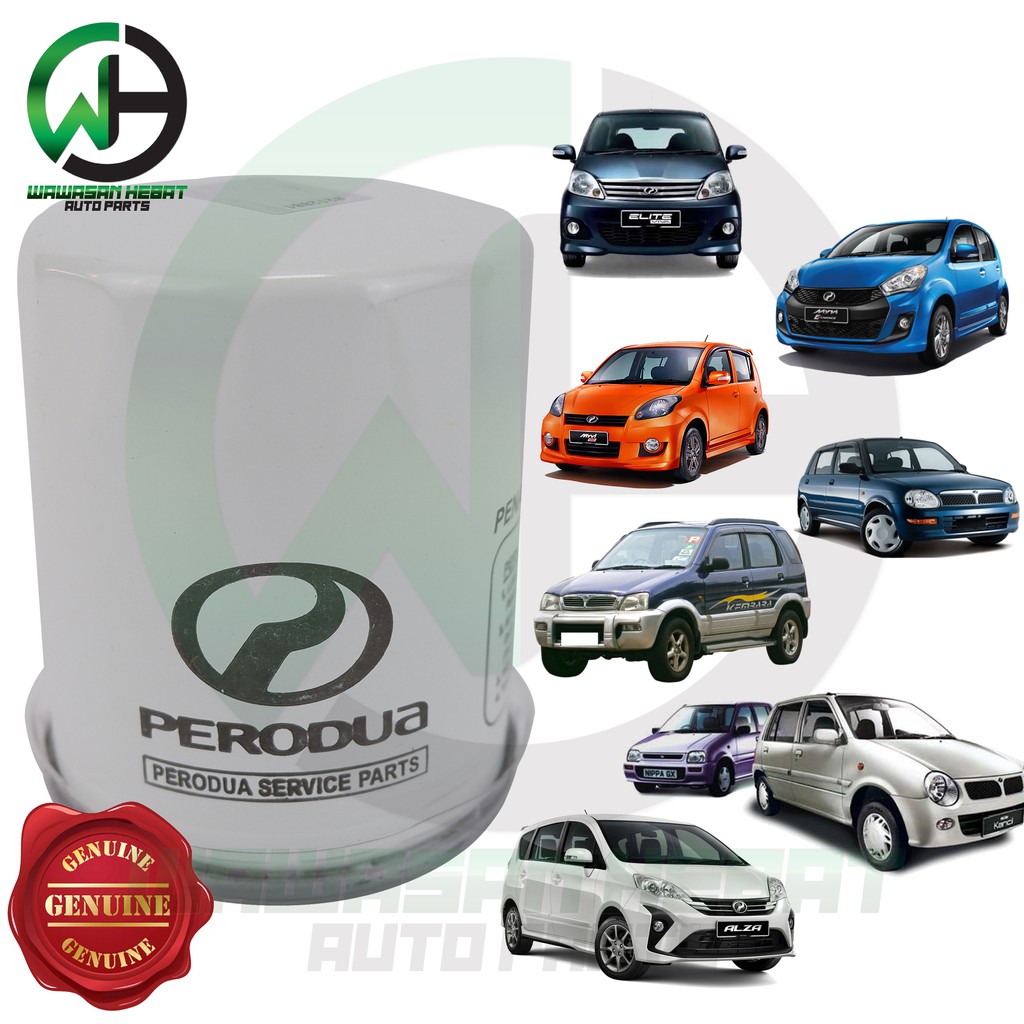 Perodua Oil Filter For Myvi , Kancil , Kelisa , Kenari , Alza , Viva ...