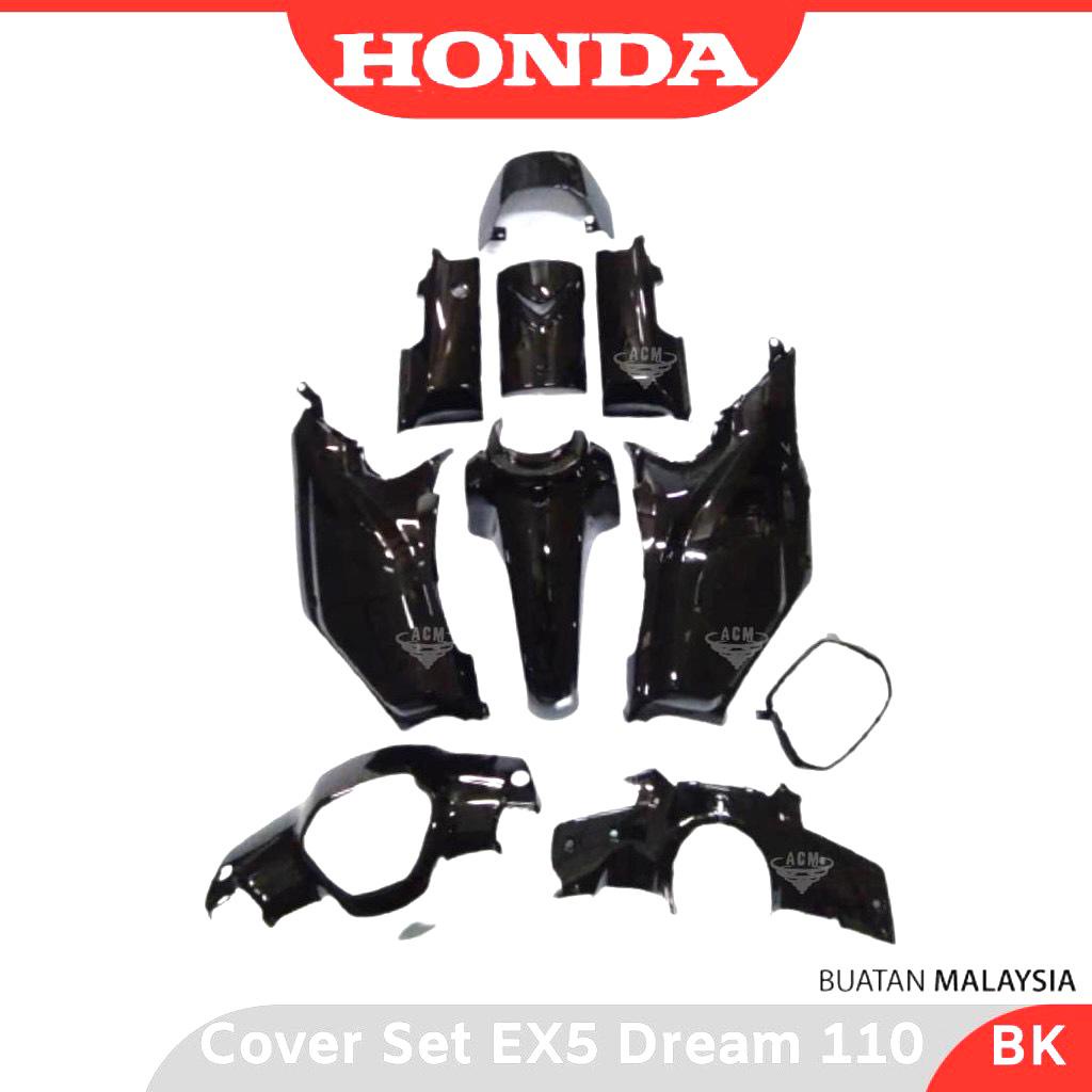 HONDA EX5 DREAM 110 DREAM110 CARBURETOR COVERSET COVER SET BODY CAVER KAVER BODY SET COMPLETE ...