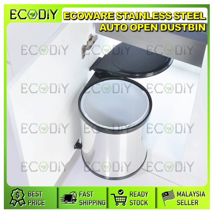ECODIY🇲🇾 Kitchen Cabinet Build in Duster Bin Install Dust Bin Rubbish ...