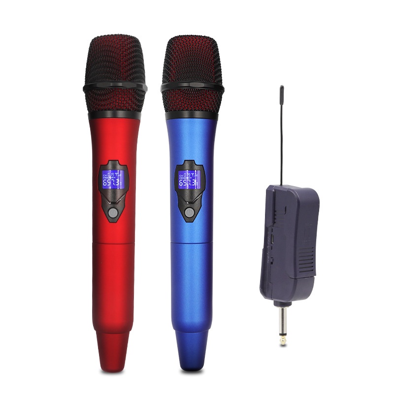Professional wireless microphone system with receiver UHF handheld ...