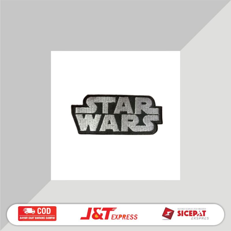 Starwars Star Wars Logo Embroidered Patch Badge | Shopee Malaysia