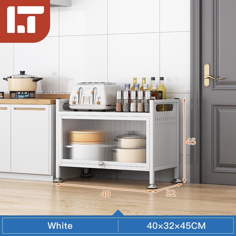 Dapur Kabinet Rak Dapur Kitchen Cabinet Microwave Oven Rack Multi-layer ...