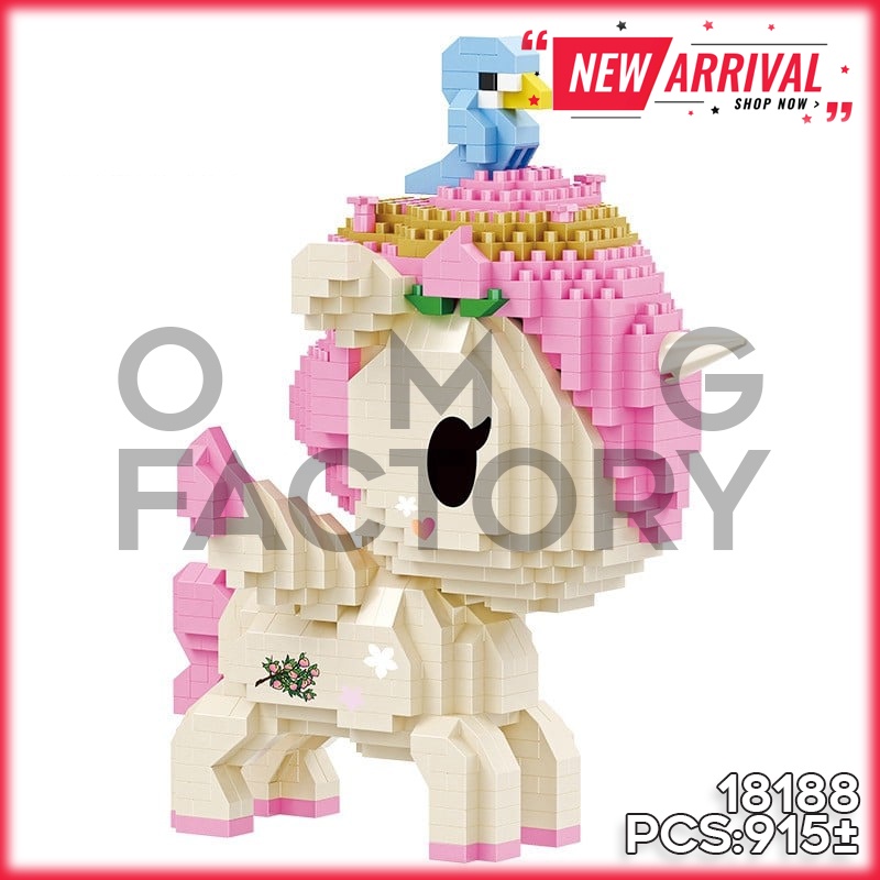 💥💥Tokidoki Unicorno💥💥Nano Blocks Cute Unicorn Valentino Hanako Stellina ...