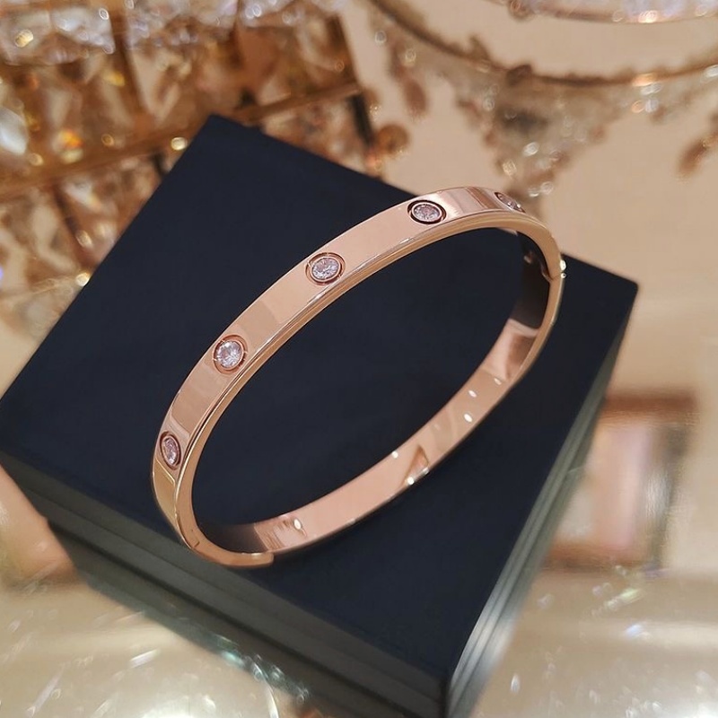 Diamond Gelang Tangan Perempuan Anti Rust Couple Bracelet Vintage ...
