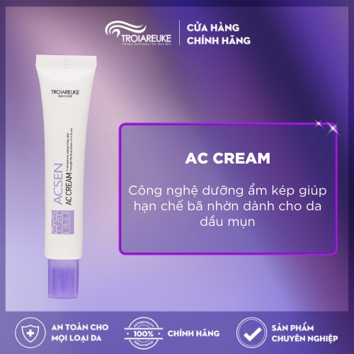 Troiareuke- Acsen AC cream for oily and acne-prone skin | Shopee Malaysia