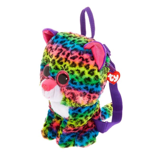 TY GEAR BEANIE BOO BACKPACK FOR KIDS DOTTY THE COLORFULL RAINBOW ...