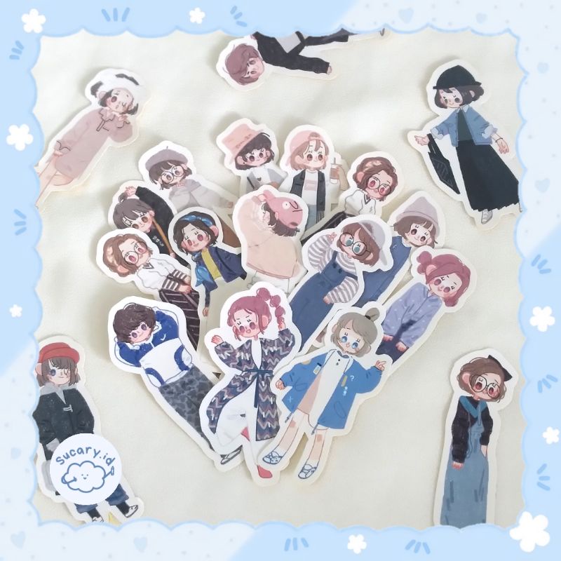 Chibi Character Sticker | Chibi Sticker | Deco Sticker | Character ...