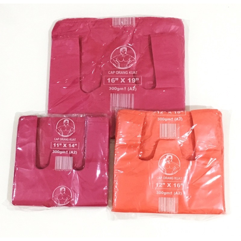 CAP OK PLASTIC BAG / CARRY BAG (THICK) 300g+/- | 11 X 14 / 12 X 16 / 16 ...