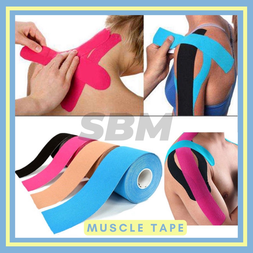 【5cm x 5m】 Sport Elastic Tape Physio Strapping Muscle Tape Pain Care 5cm x 5m | Shopee Malaysia