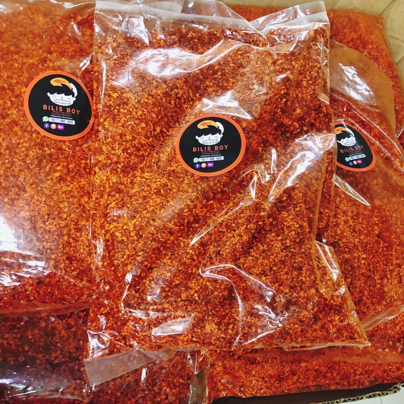 Cili Kering Halus/ Chili Flakes Serbuk Cili Halus 500G (New Packaging ...