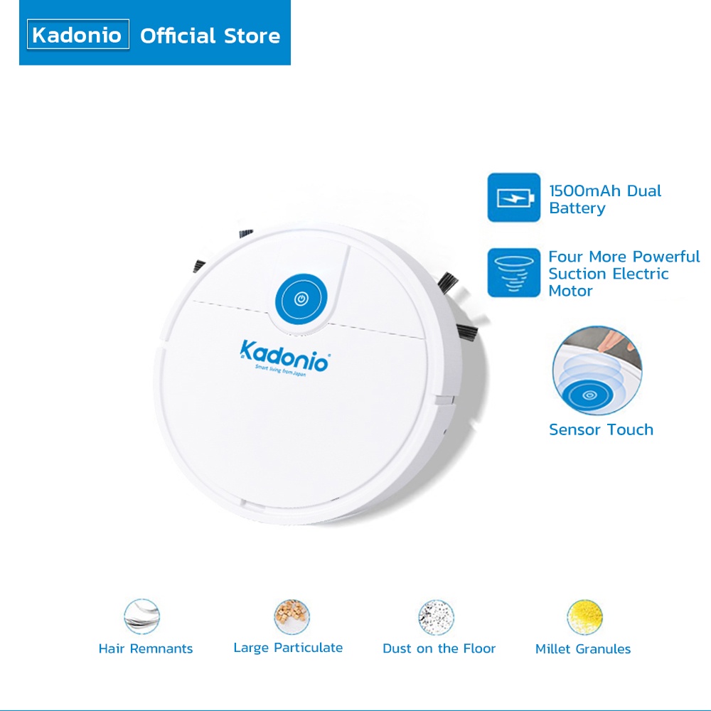 Kadonio Smart Robot Vacuum Kadonio Cleaner Rechargeable Household ...