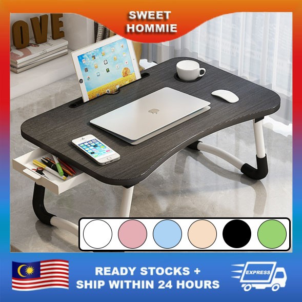 Bed Study Table Foldable Computer Desk Laptop Desk Mini Study Table ...