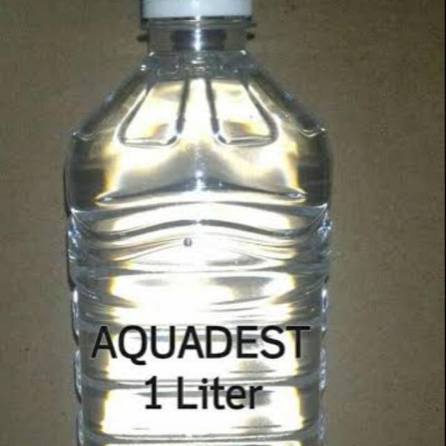 Aquades aquadest distilled water 1 liter | Shopee Malaysia