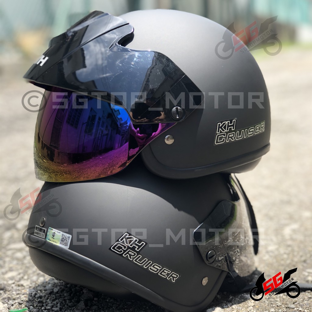 Helmet SGV Cruiser Helmet Visorex KH Cruiser Helmet Topi Keledar ...