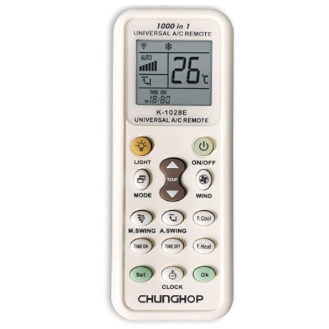 Chunghop K-1028E Universal 1000 In 1 Air-Conditioner Remote | Shopee ...