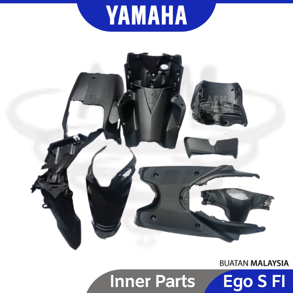 YAMAHA Ego S FI Full Set Inner Non Color Body Parts Cover Set Coverset ...