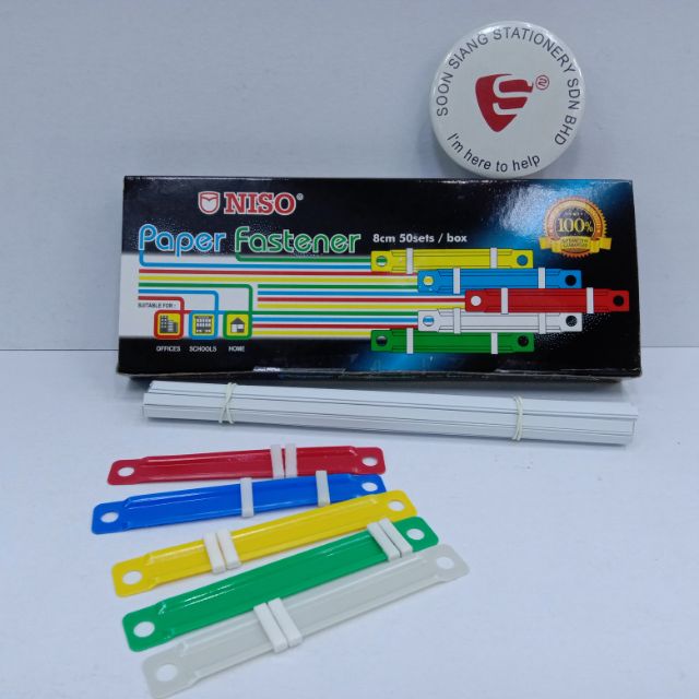 🎉READY STOCK IN MALAYSIA🎉Niso Paper Fastener 8Cm | Shopee Malaysia