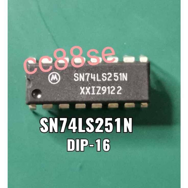 SN74LS251N 74LS251 74251 DIP-16 INTERGRATED CIRCUIT IC MOTOROLA | Shopee Malaysia