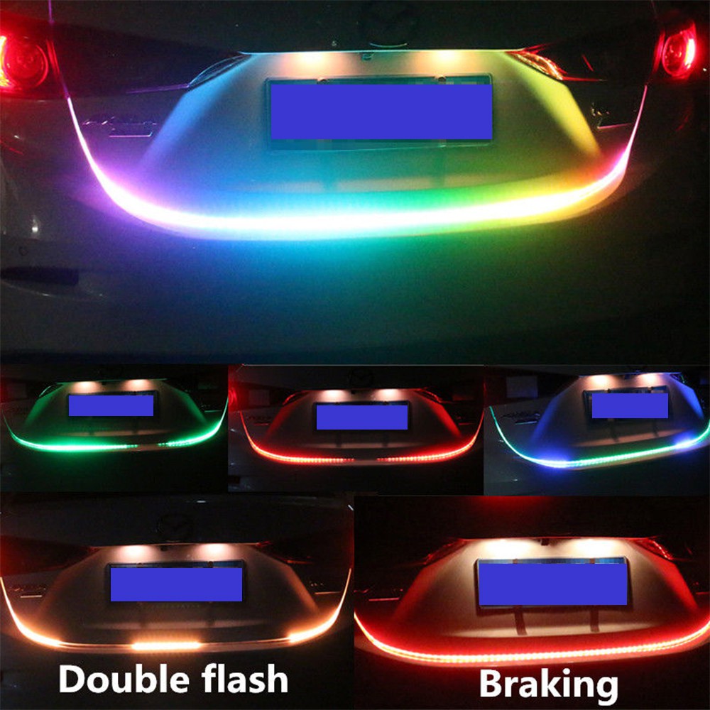 47" RGB LED Car Rear Trunk Strip Light Tailgate Brake Driving Signal ...