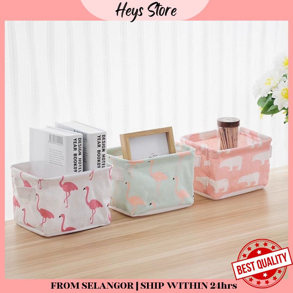 Portable Non-woven Storage Box Storage Box Foldable Linen Cloth Storage ...