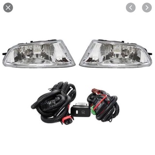 1SET Front Bumper Fog Light Fog Lamp Foglights For HONDA CITY 2006 2007 ...